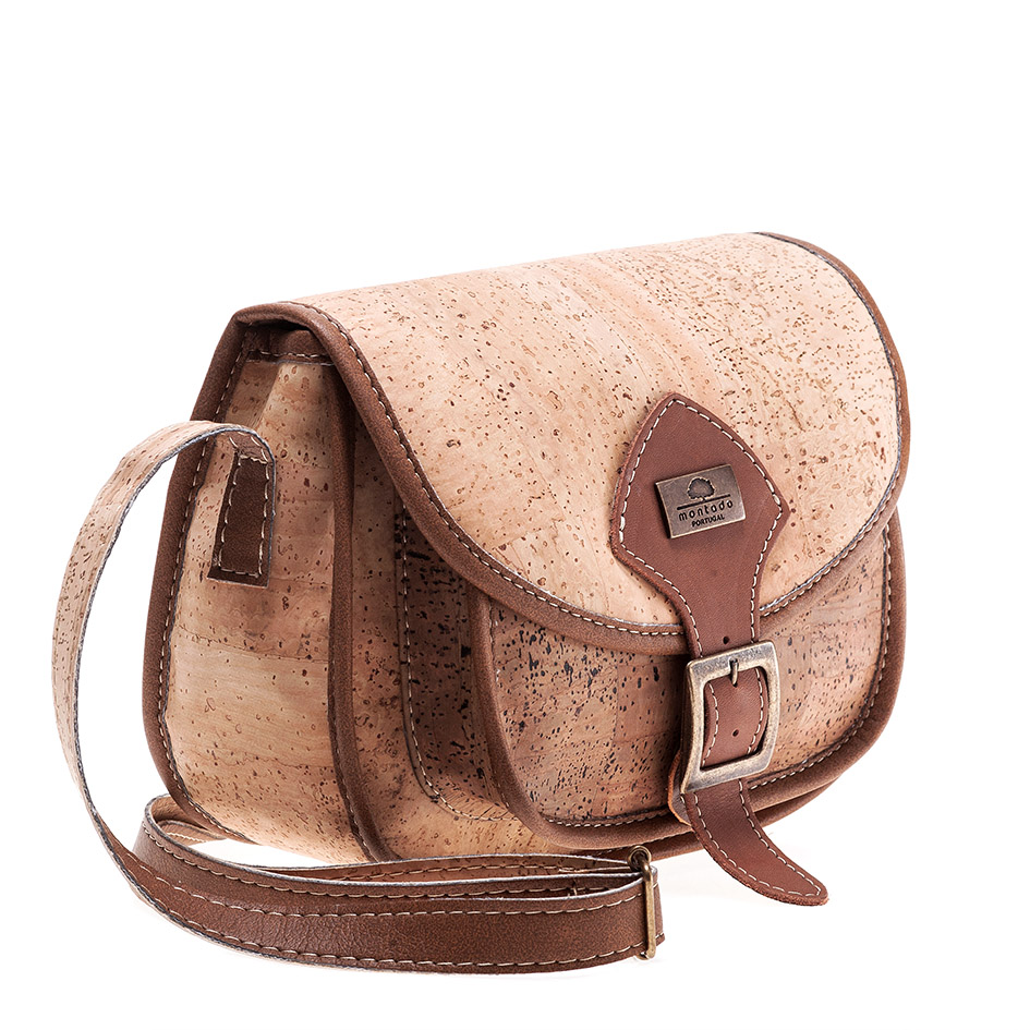 Geantă crossbody femei #20603 |MONTADO®CORK| |piele vegetală| - SHOEBAADOO